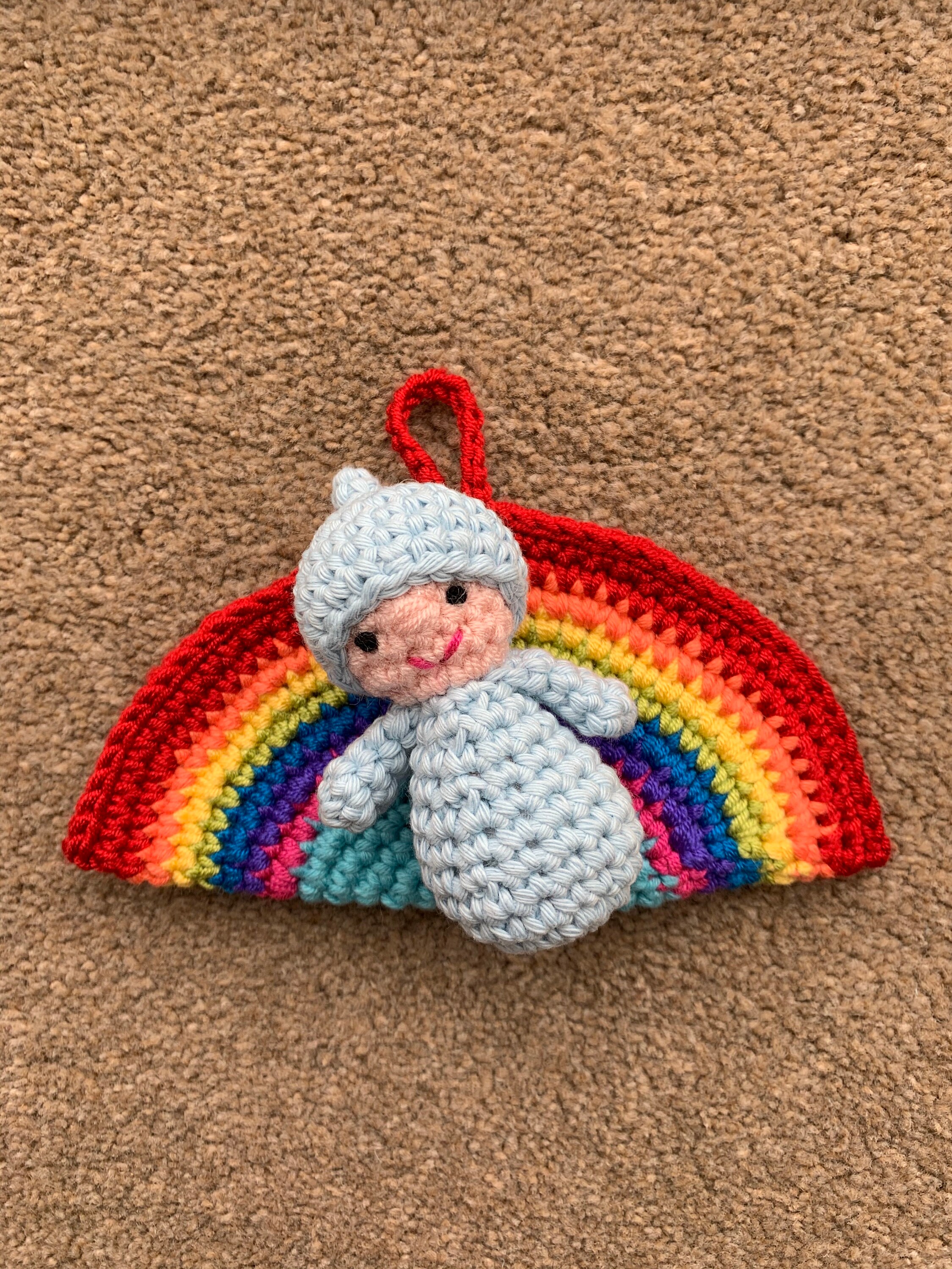 Rainbow Pocket Pal Crochet Pattern - Etsy