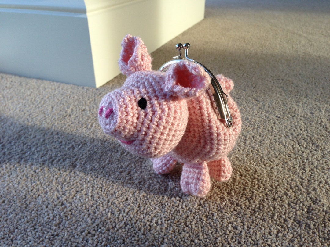 Pig Coin Purse Crochet Pattern - Etsy