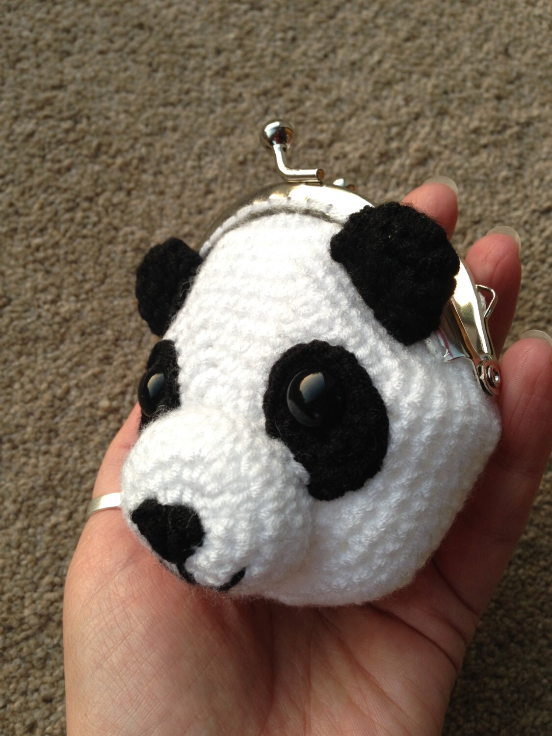 Panda Coin Purse Crochet Pattern - Etsy