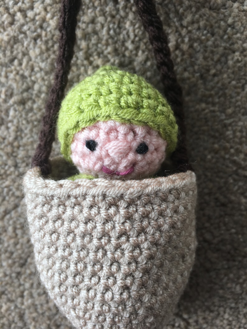 Acorn Pocket Pal Crochet Pattern - Etsy UK