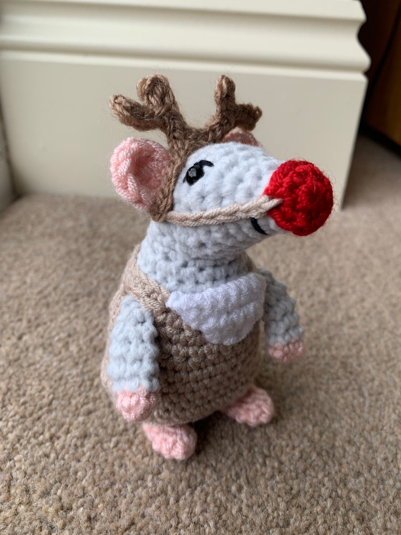 Christmas Mice Tree & Sleigh Crochet Pattern - Etsy