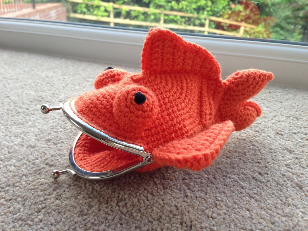 Goldfish Coin Purse Crochet Pattern - Etsy
