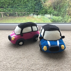 Mini Cooper Soft Toy Crochet Pattern - Etsy