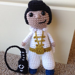 Elvis Amigurumi Crochet Pattern - Etsy