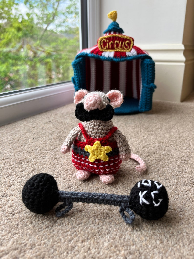 Circus Mouse Crochet Pattern - Etsy UK