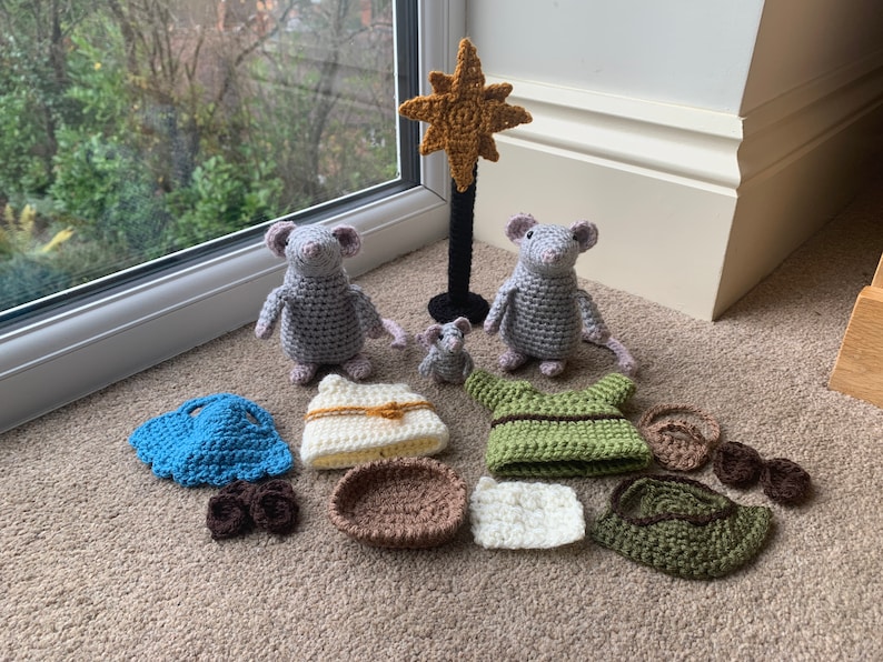 Nativity Mice Crochet Pattern - Etsy