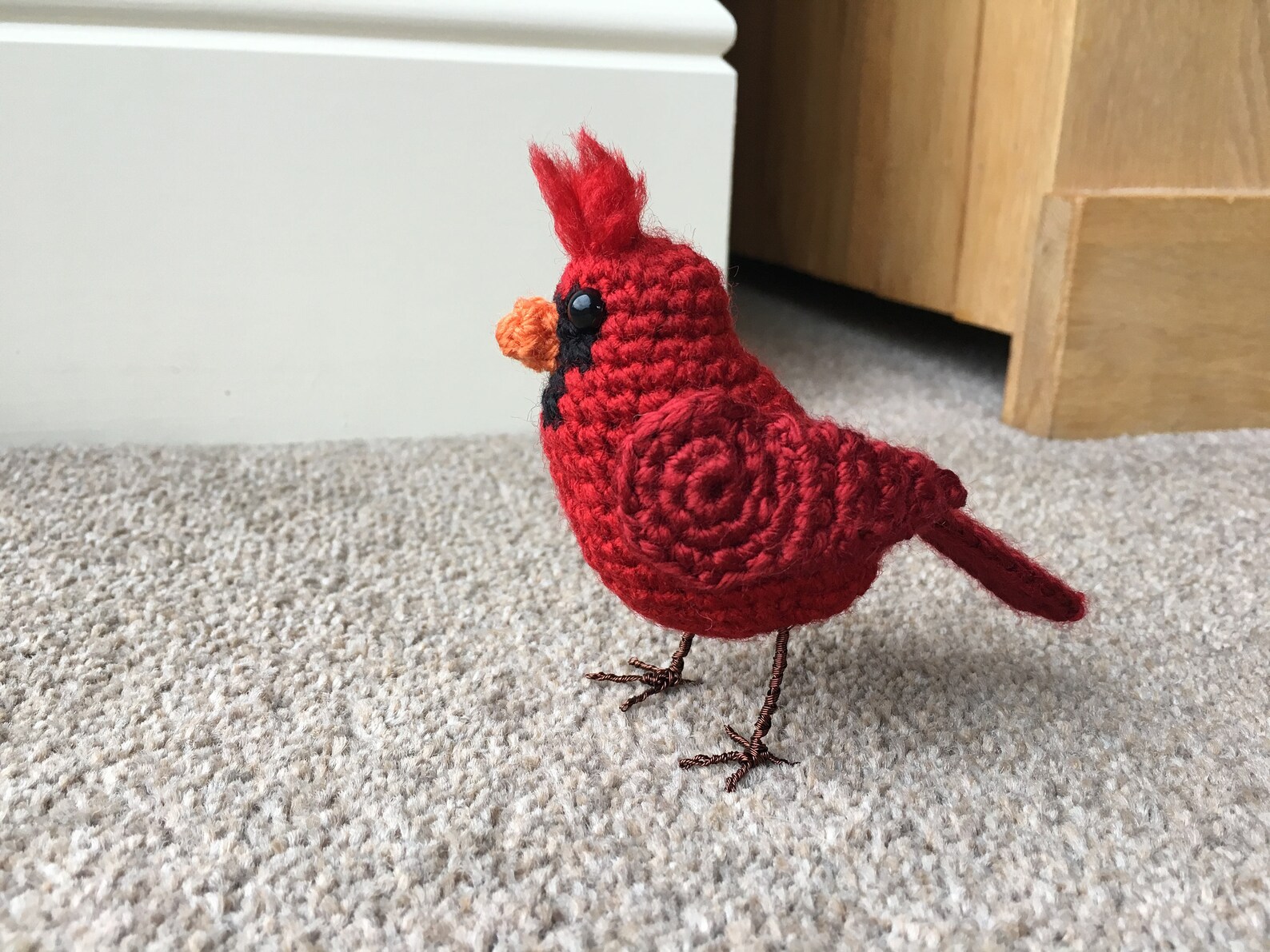 Lifelike Cardinal Bird Crochet Pattern | Etsy