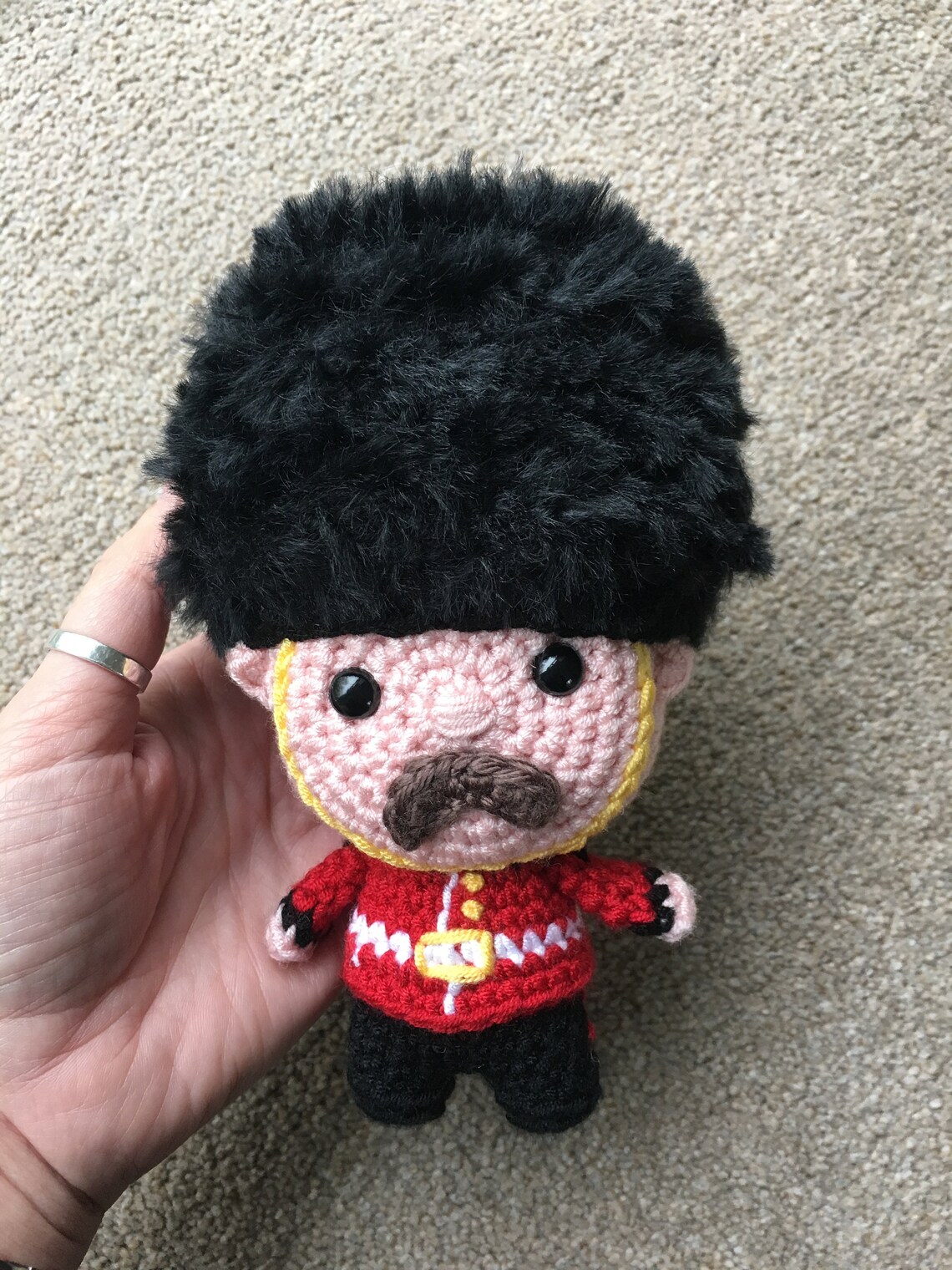 Queen's Guardsman Soldier Crochet Pattern - Etsy UK