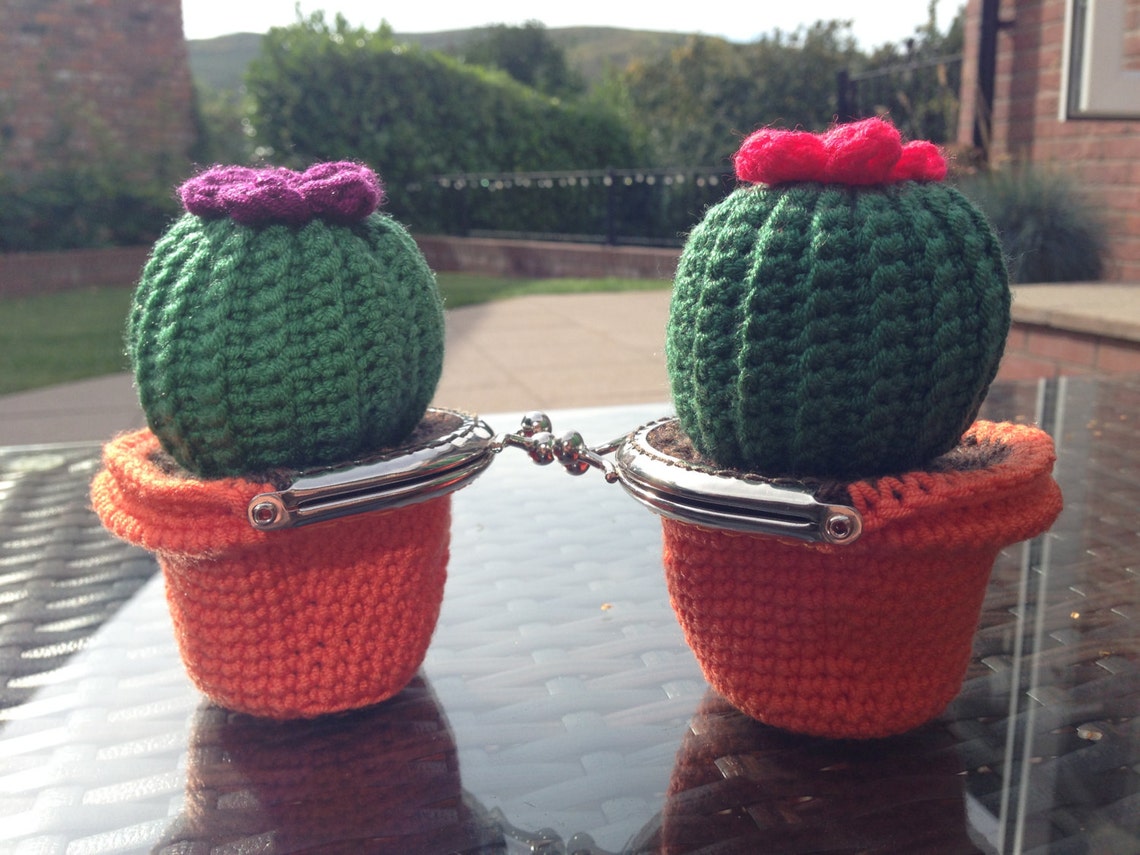 Cactus Coin Purse Crochet Pattern - Etsy