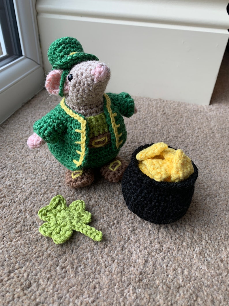 Celebration Mousefits Graduation Easter Bunny & Leprechaun - Etsy UK