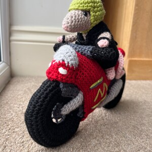 Mouse on a Motorcycle Crochet Pattern - Etsy