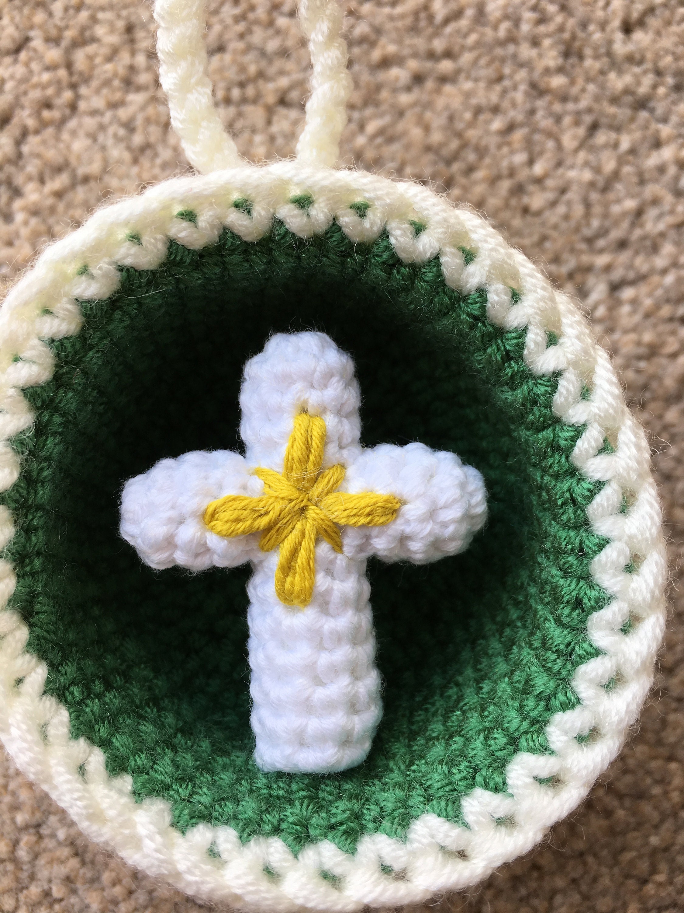 Christmas Bauble Ornaments Cross & Cardinal Crochet Patterns | Etsy