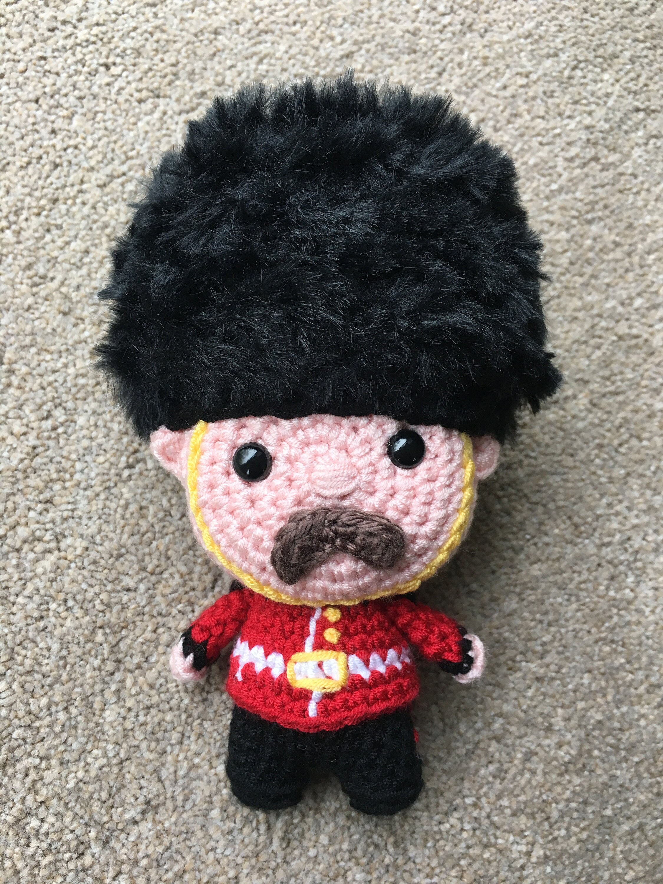 Queen's Guardsman Soldier Crochet Pattern | Etsy