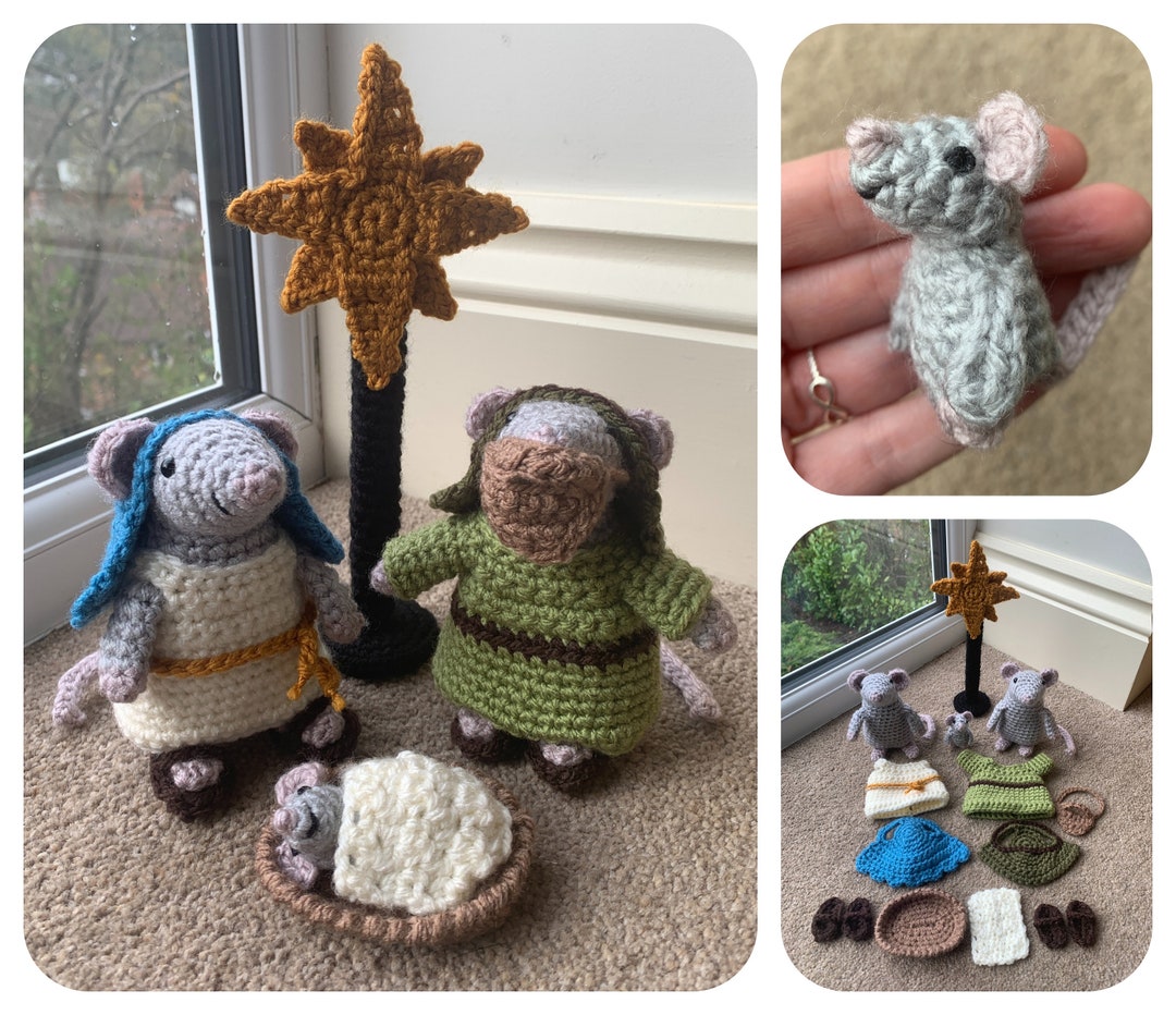 Nativity Mice Crochet Pattern - Etsy
