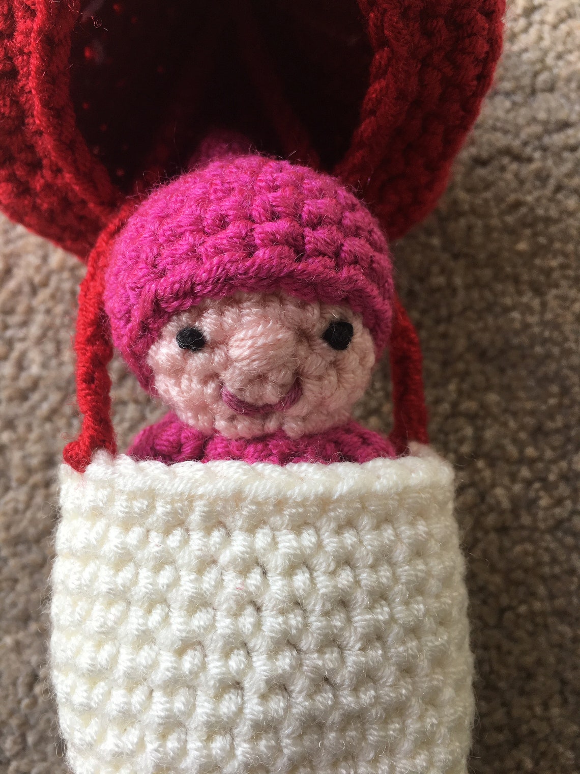 Toadstool Pocket Pal Crochet Pattern - Etsy