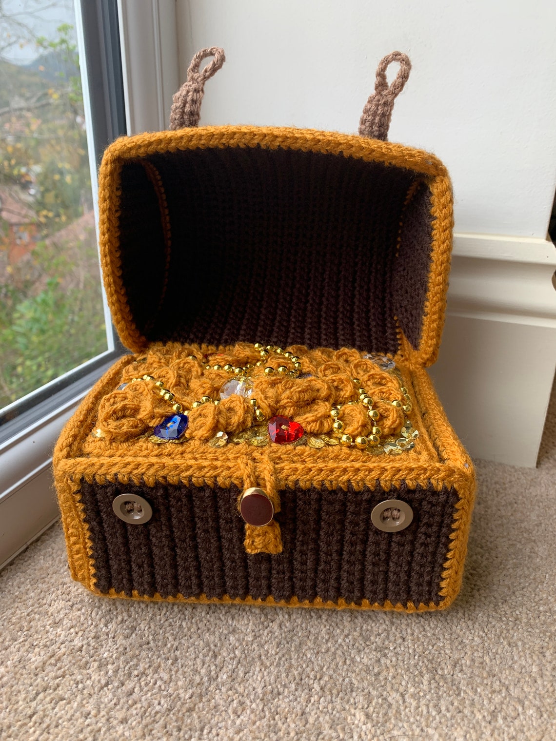 Pirate Mouse in a Treasure Chest Crochet Pattern - Etsy