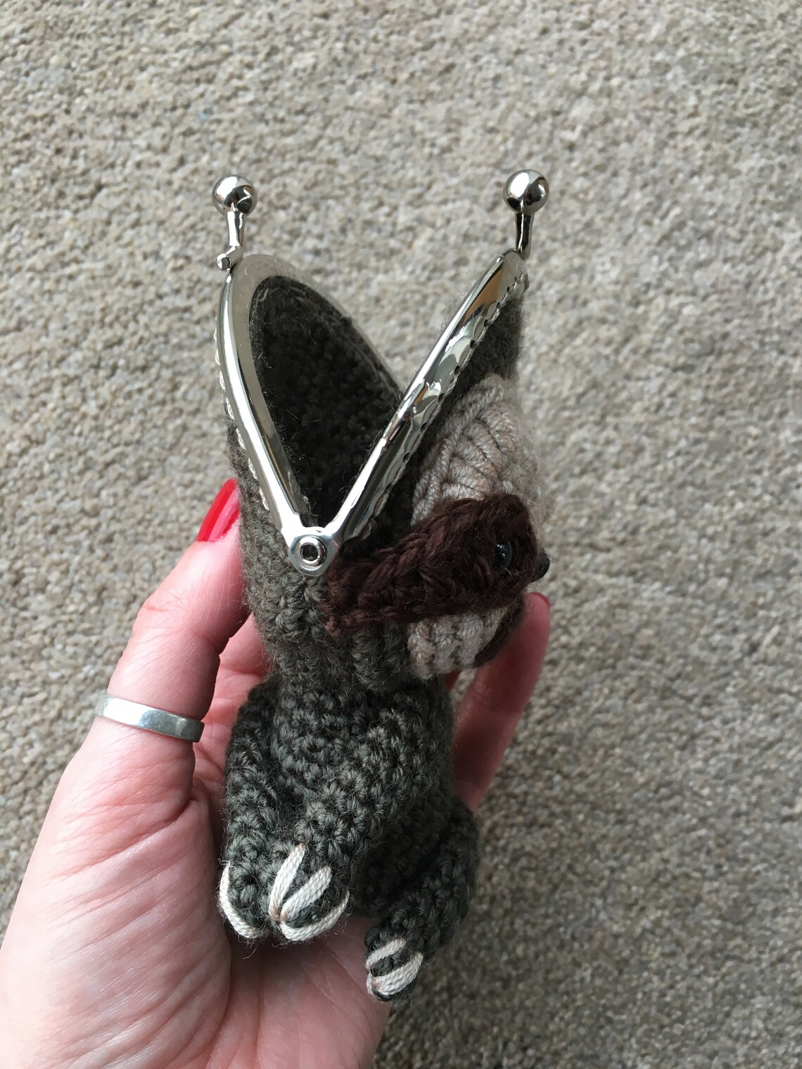 Sloth Coin Purse Crochet Pattern | Etsy