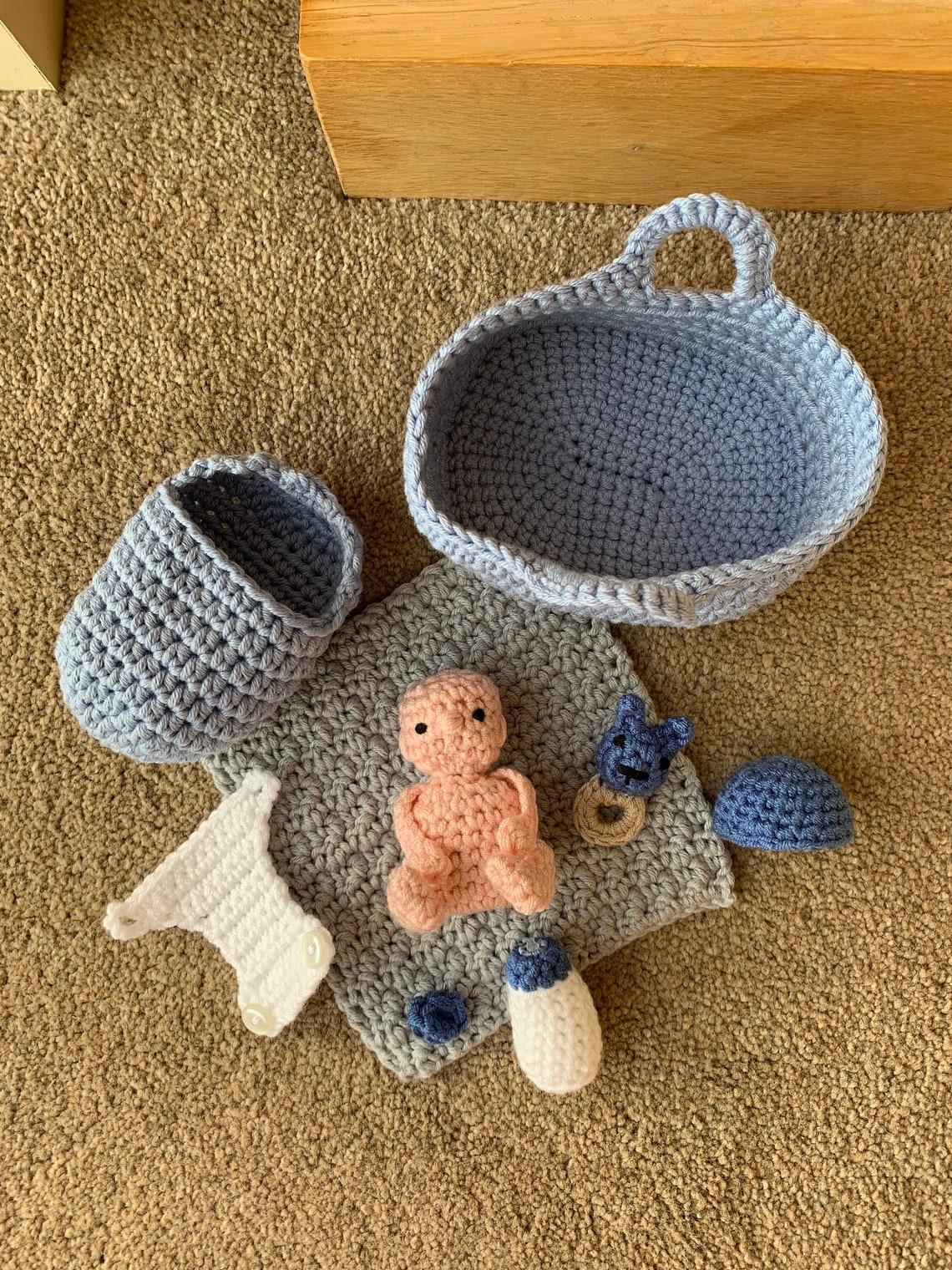 Baby & Accessories Set Crochet Pattern - Etsy