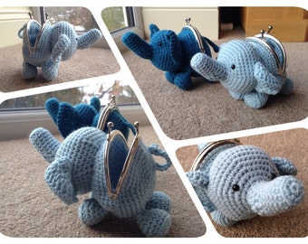 Elephant Purse Crochet Pattern - Etsy