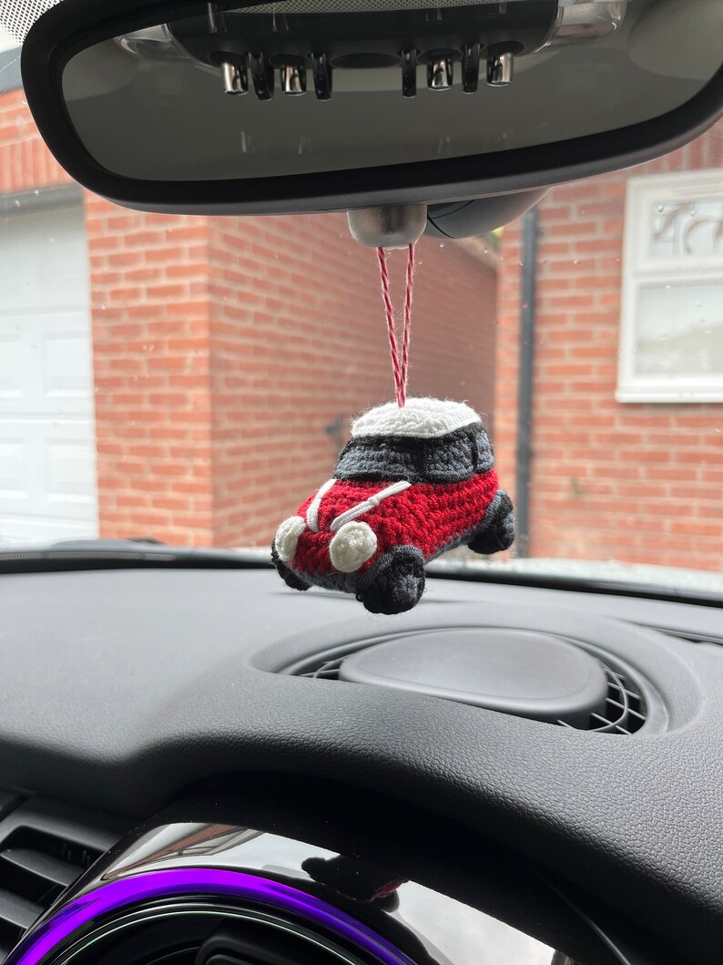 Mini Car Hanging Decoration Crochet Pattern - Etsy