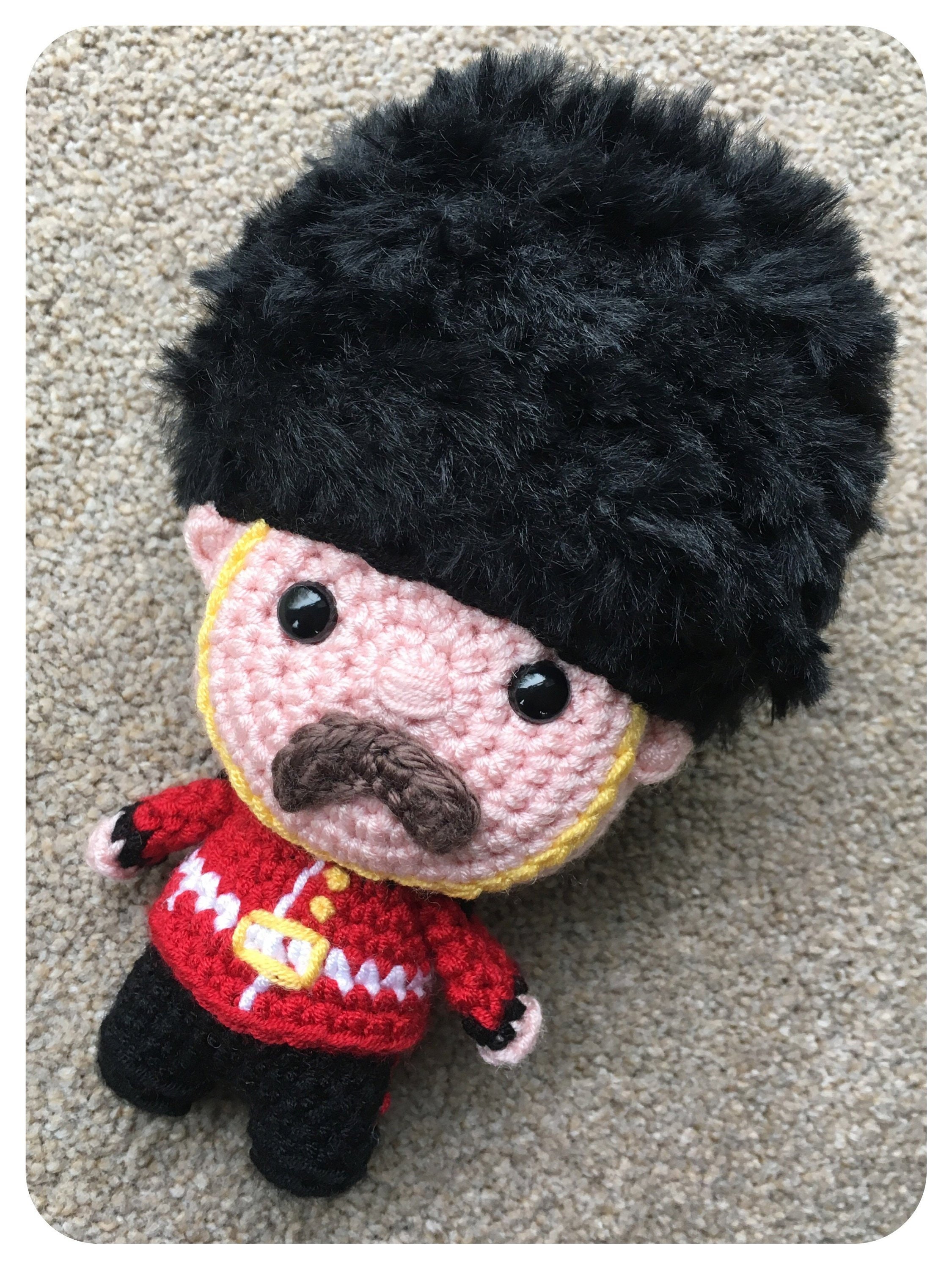 Queen's Guardsman Soldier Crochet Pattern | Etsy