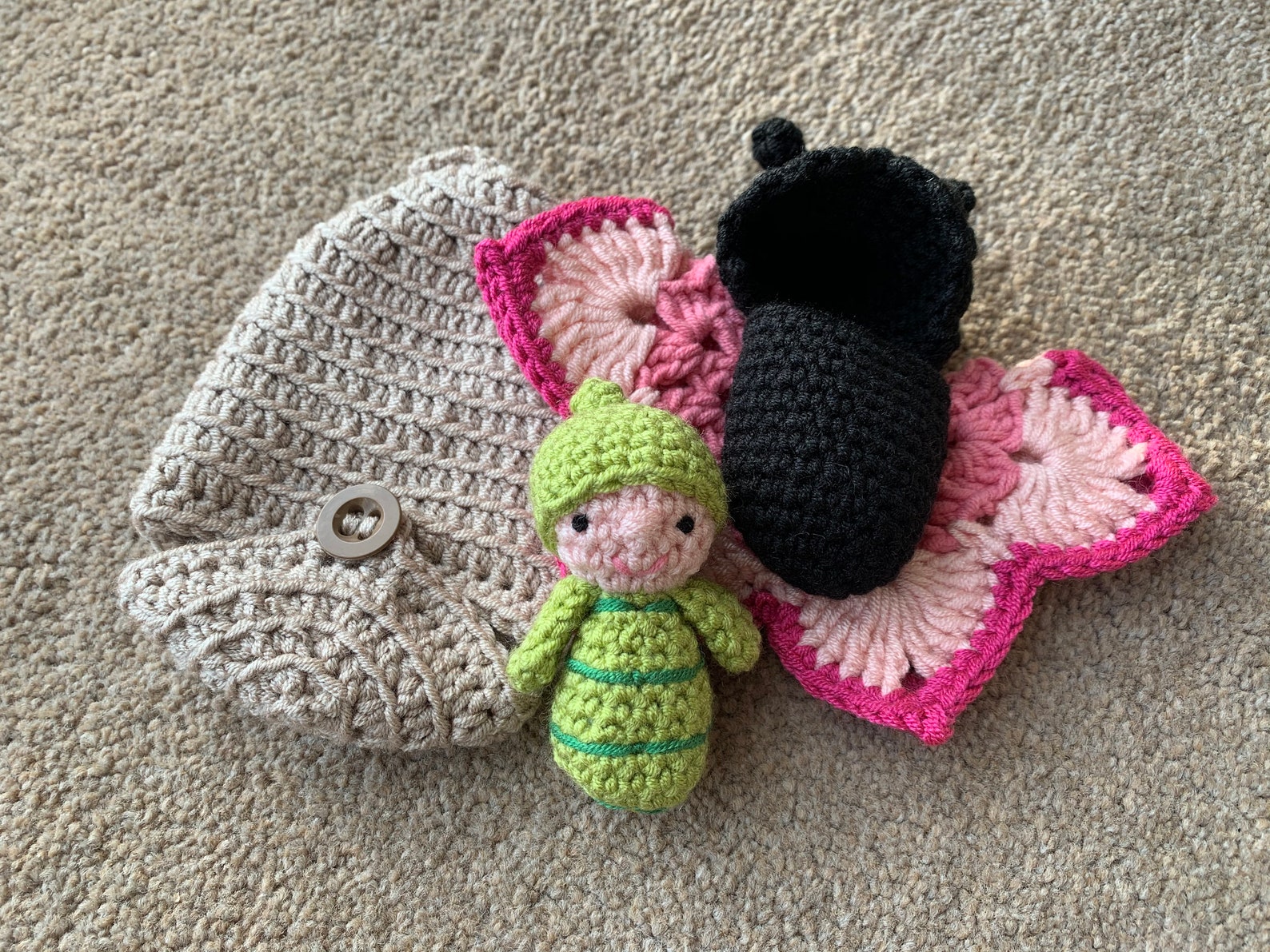 Butterfly Pocket Pal Crochet Pattern - Etsy UK