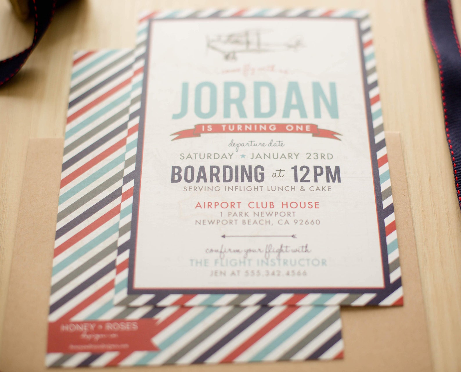 Editable Vintage Airplane Invitation . Vintage Plane Invite . | Etsy