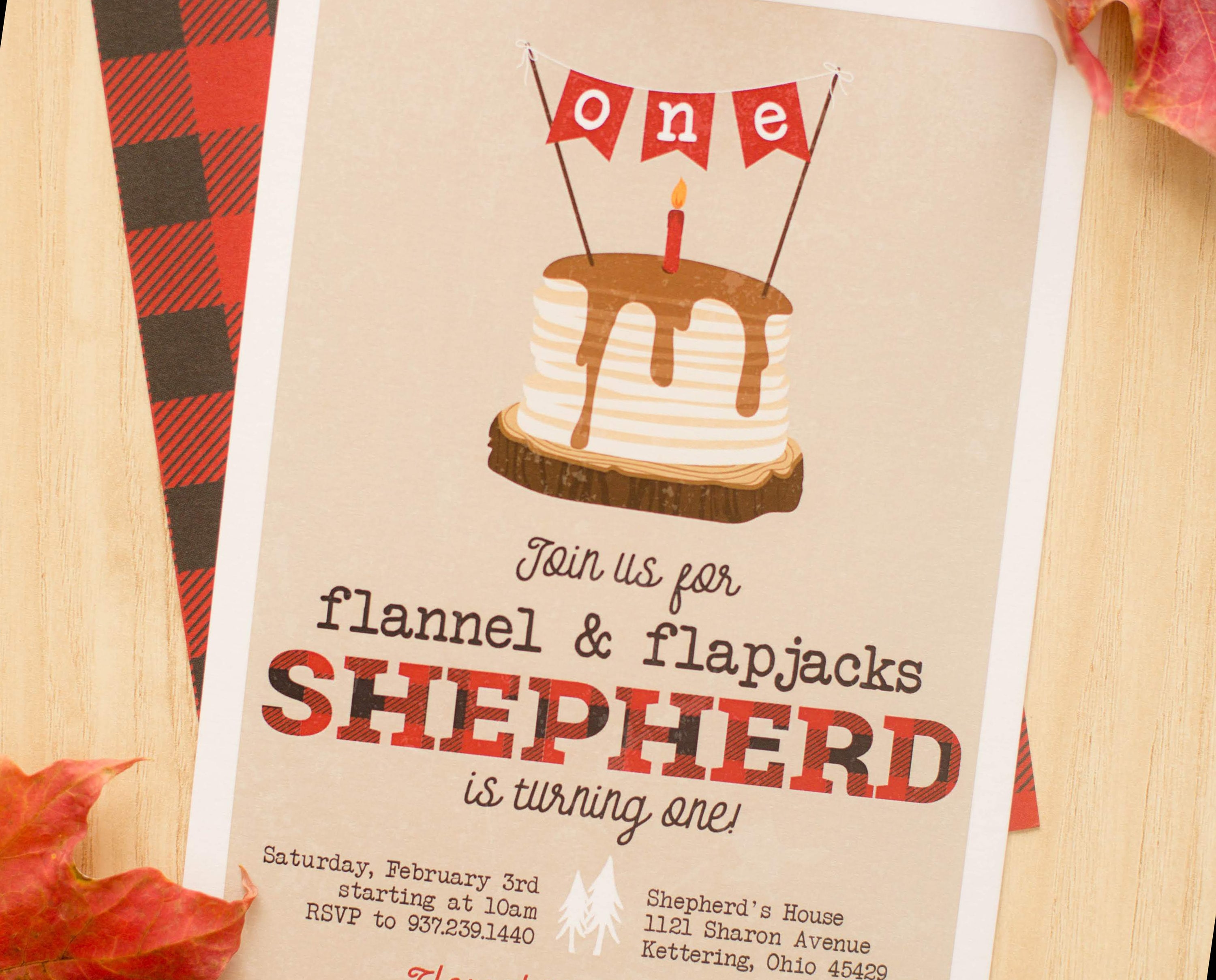 Editable Flannel and Flapjacks Lumberjack Birthday Invitation, Instant ...
