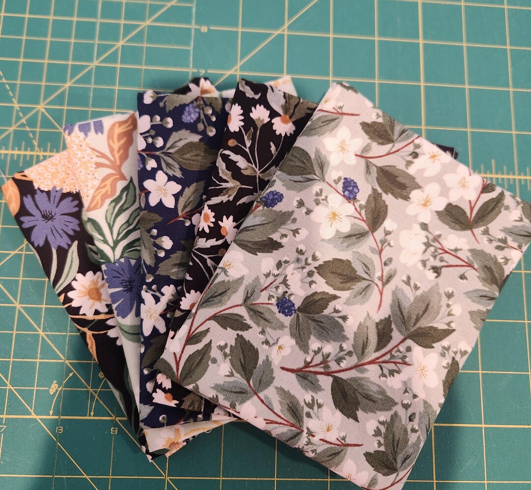 Moda Fabric Brookside Fat Quarter Bundle-5 Fat Quarters (1 Canoe 2) - Etsy