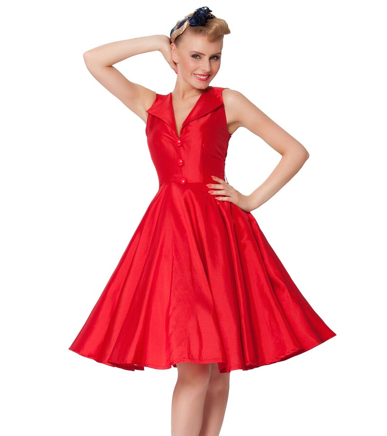 SEXYHER Ladies 1950's Vintage Style V Neck Classic Tea - Etsy