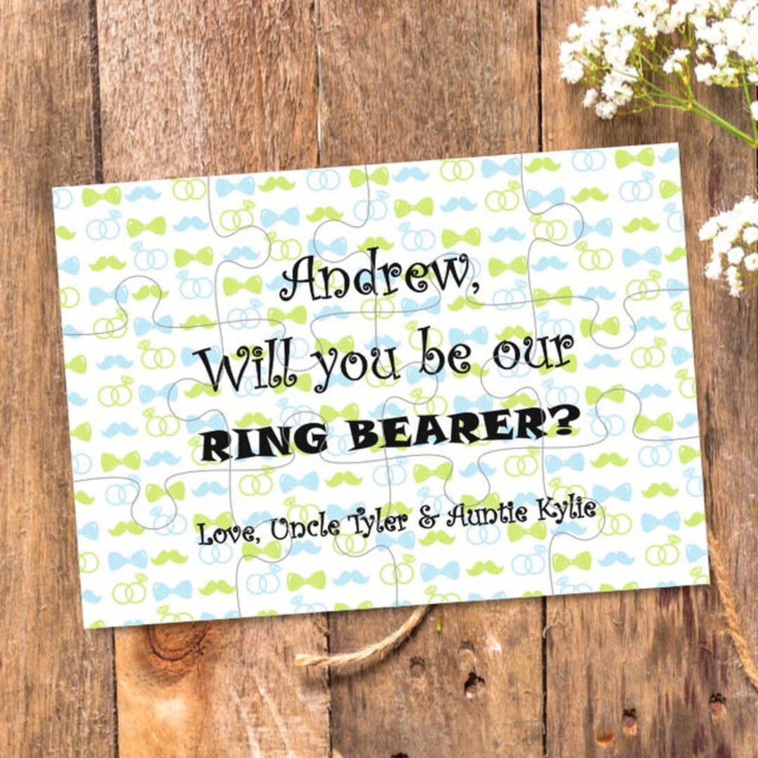 Will You Be Our Ring Bearer, Will You Be My Ring Bearer, Ring Bearer ...