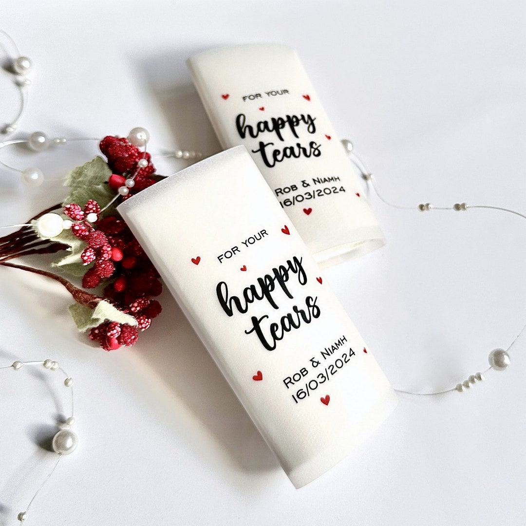 Wedding Tissues Packets, Wedding Party Favors, Wedding Welcome Bag ...