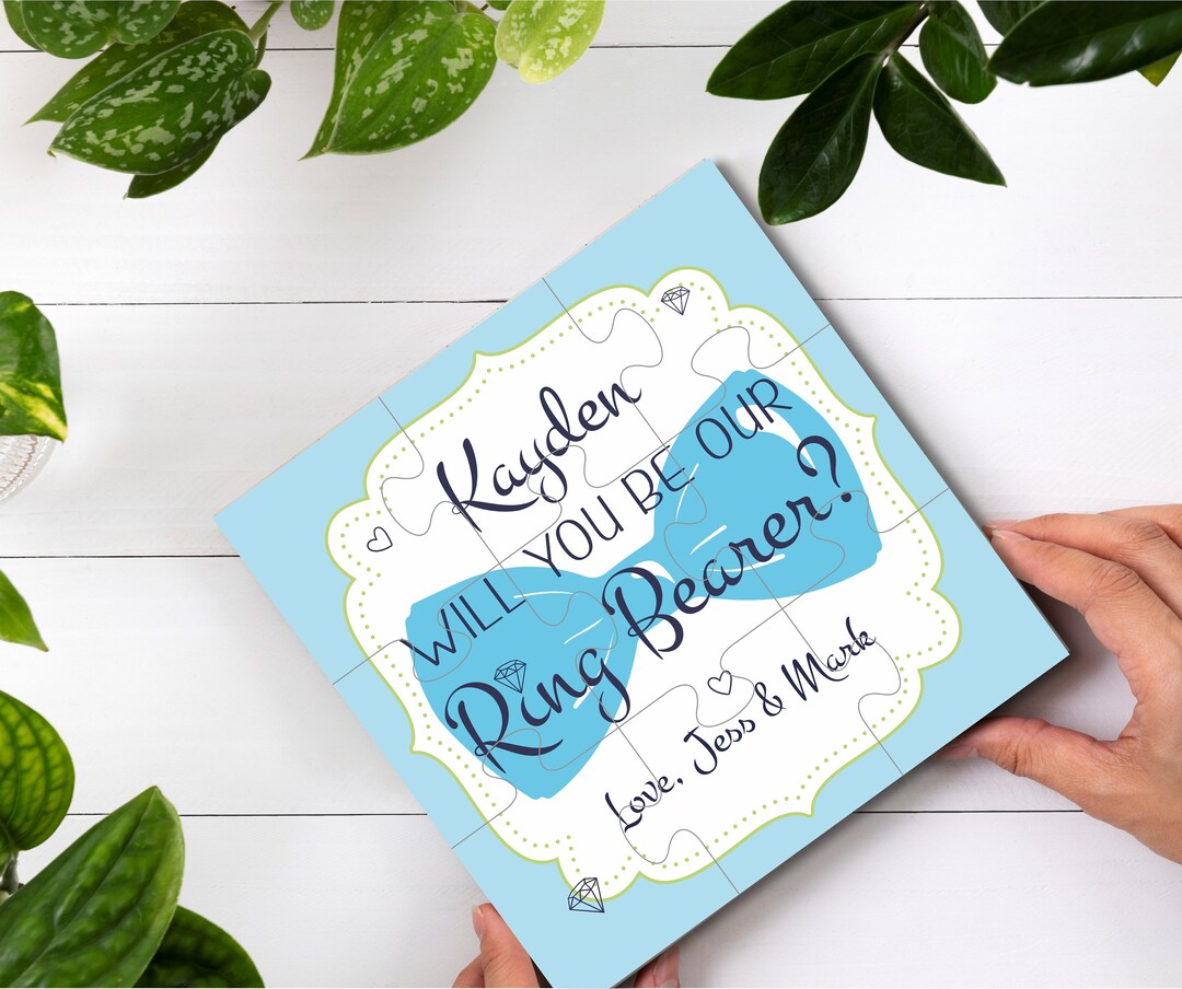 Will You Be Our Ring Bearer Proposal, Will You Be My Ring Bearer Gift ...