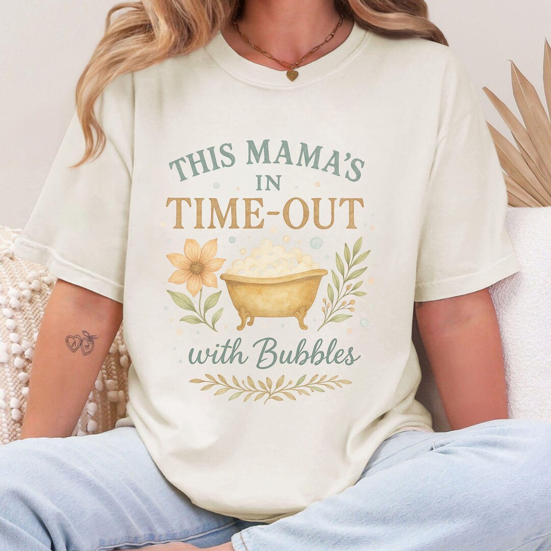 Mama's Time-out Shirt - Soft Comfort Colors Tee | Perfect Gift for Moms ...