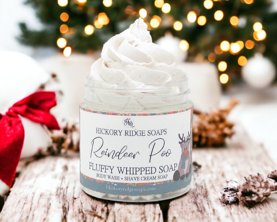 Reindeer Poo Travel Size Whipped Soap Christmas Soap Gift - Etsy