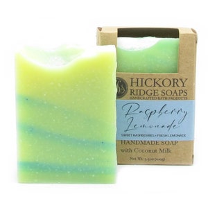 Raspberry Lemonade Natural Soap Bar With Creamy Coconut Milk & Shea ...