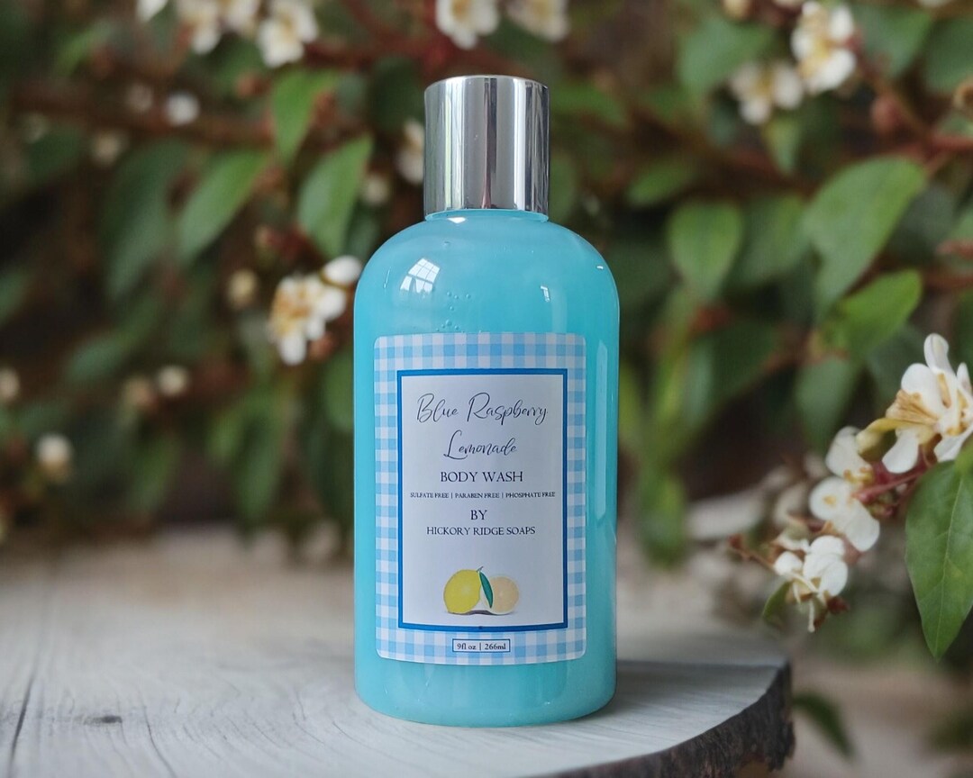 Blue Raspberry Lemonade Sulfate Free Body Wash Bath Gel Dry Skin Body ...
