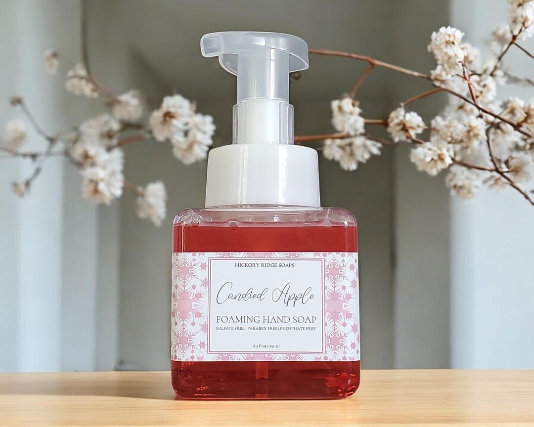 Frosted Candied Apple Foaming Hand Wash | Foaming Liquid Soap | Gentle ...