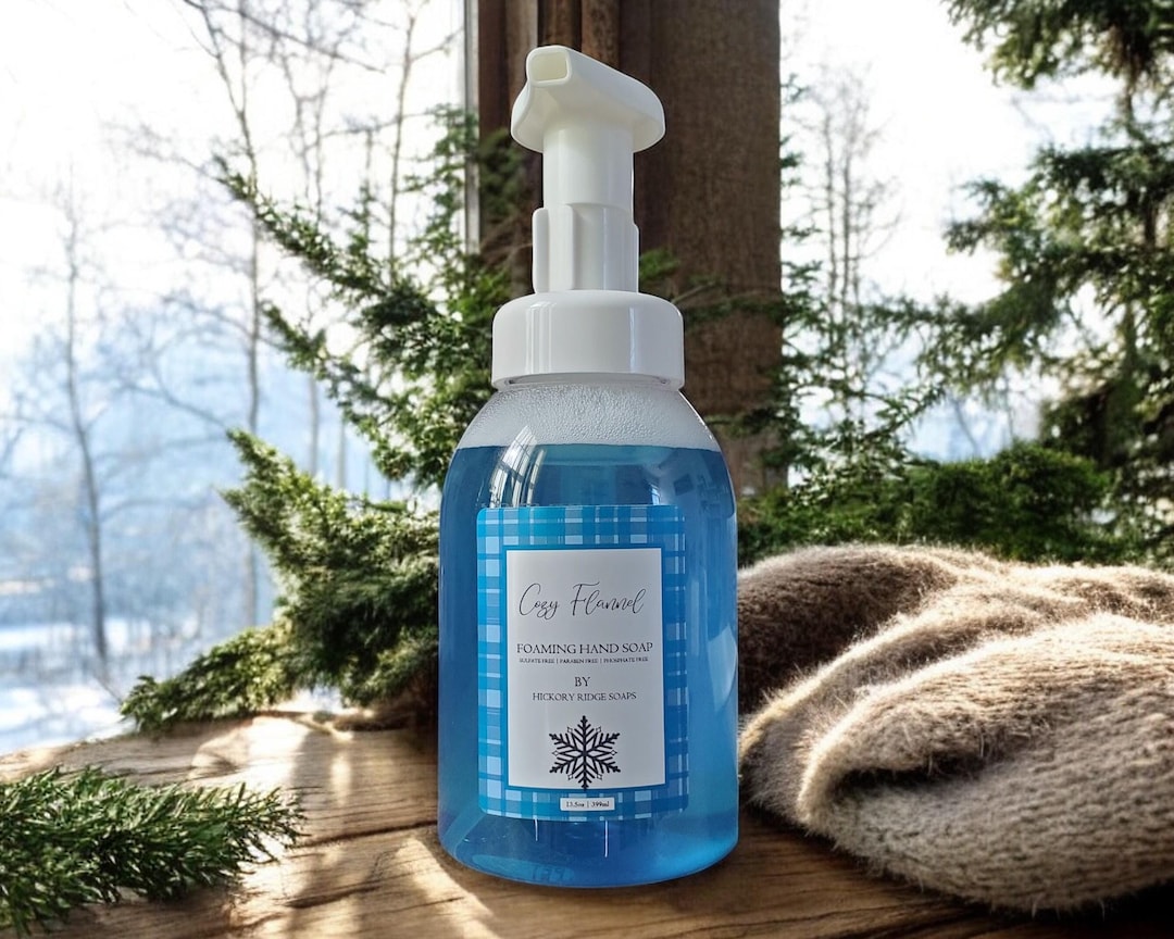 Cozy Flannel Gentle Foaming Hand Soap | Liquid Hand Soap | Winter Hand ...