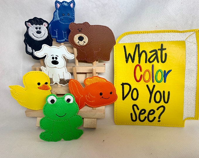 Brown Bear Felt Finger Puppets Brown Bear Finger Puppets Bird Sheep ...