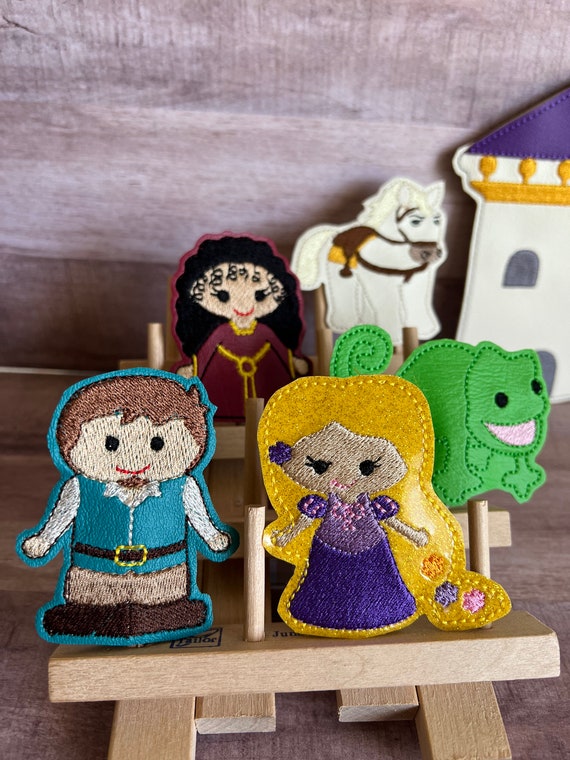 Tangled Finger Puppets Pretend Puppet - Etsy