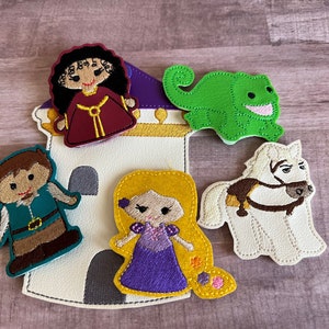 Tangled Finger Puppets, Pretend, Puppet - Etsy