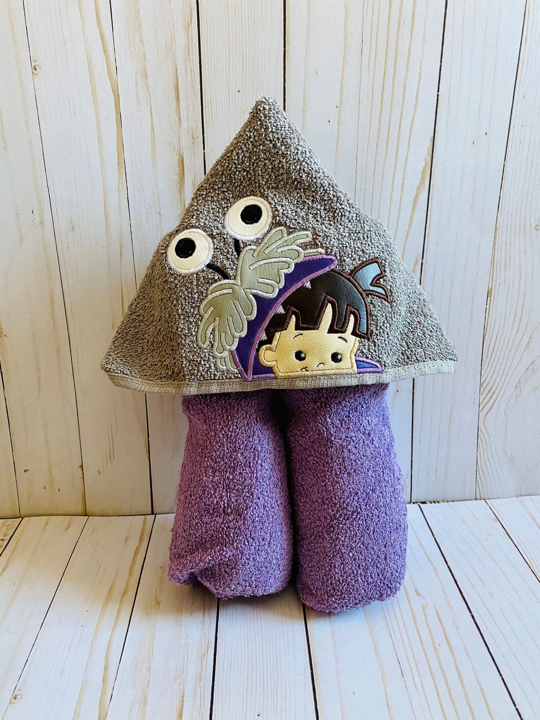 Boo Hooded Towel, Beach Towel, Bath Towel, Monsters - Etsy