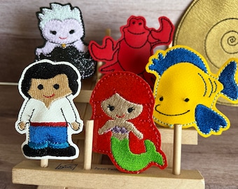 Mermaid Finger Puppets - Etsy