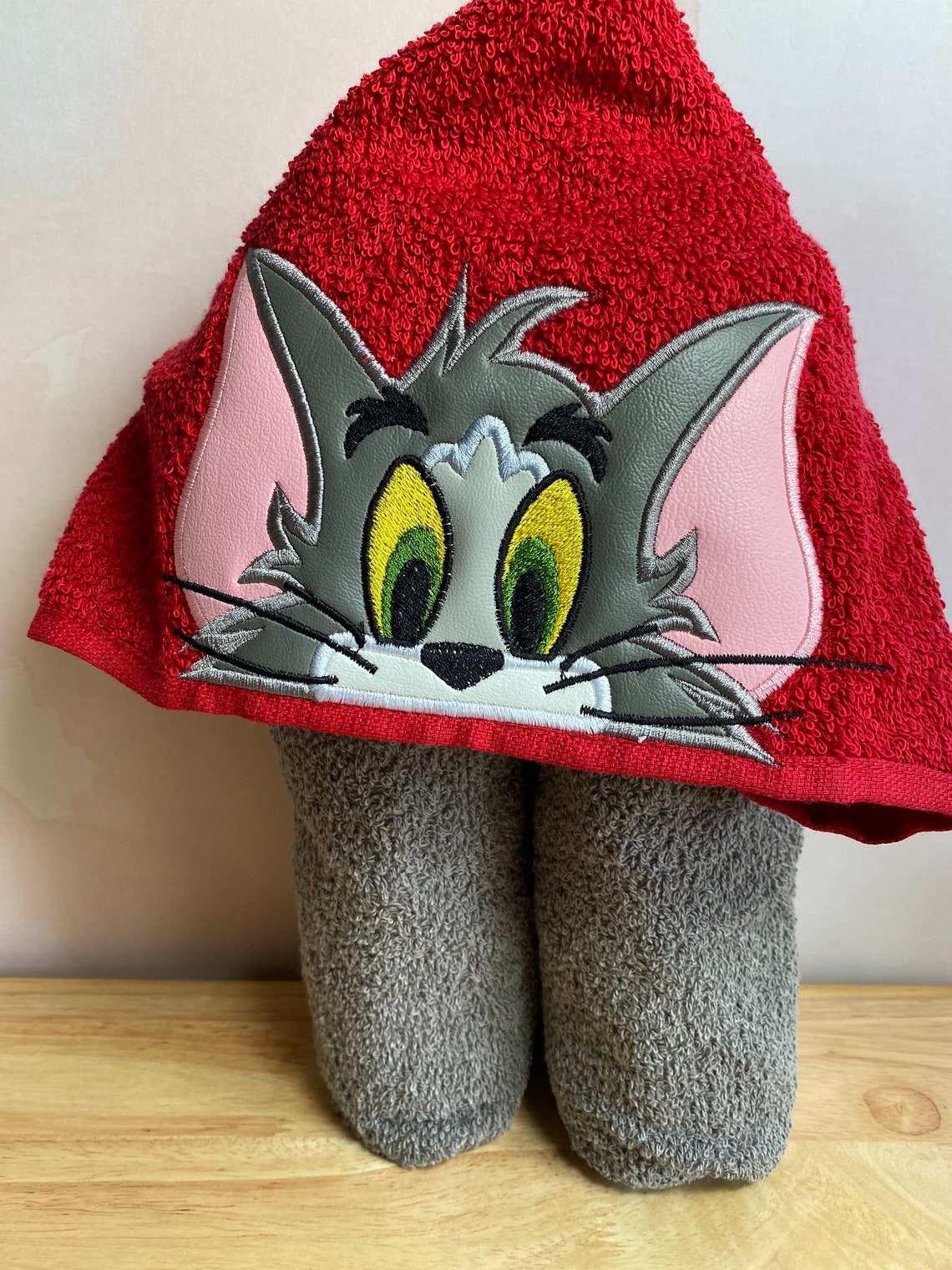 Tom and Jerry Hooded Towels Bath Towel Beach Towel | Etsy