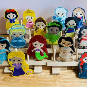 Princess Finger Puppets - Etsy
