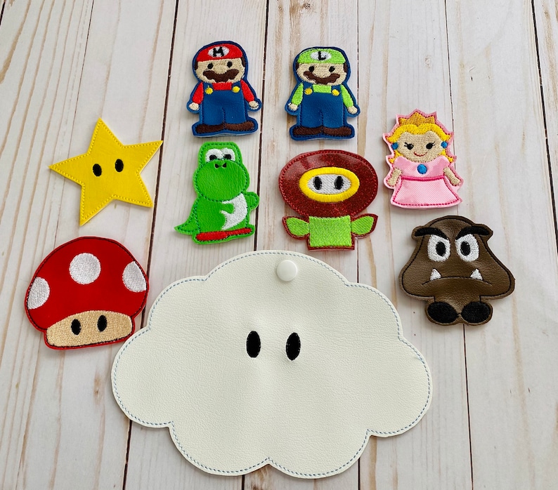 Mario Guys Finger Puppets Playtime Puppets - Etsy