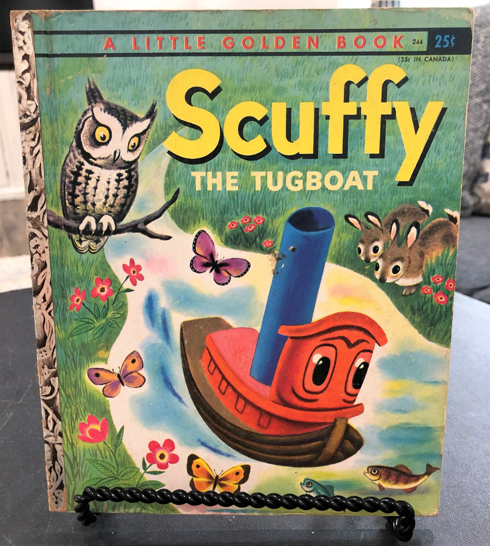Scruffy the Tugboat A Collectible Vintage Little Golden Book - Etsy