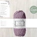 Printable Floral Yarn Skein Wrap Label Template, Yarn Care Tag, Hand ...