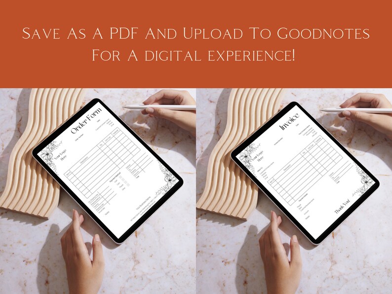 Invoice Template and Order Form. Customize Your Next Craft - Etsy